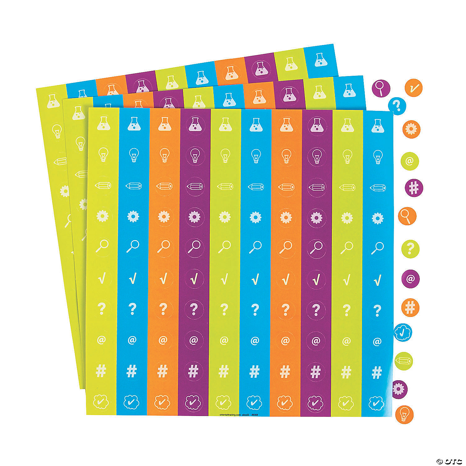 Science Icons Mini Stickers - Discontinued