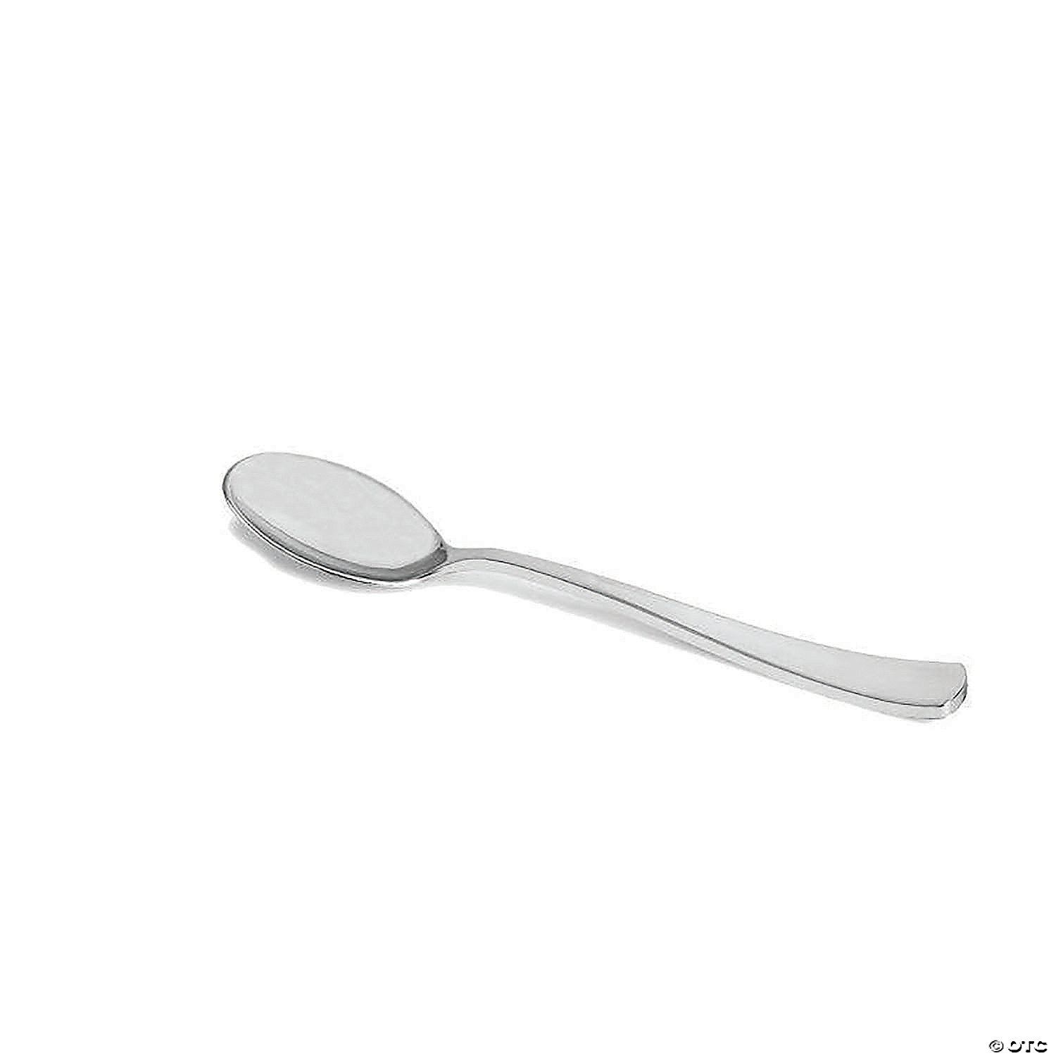 Shiny Metallic Silver Plastic Spoons (600 Spoons) | Oriental Trading