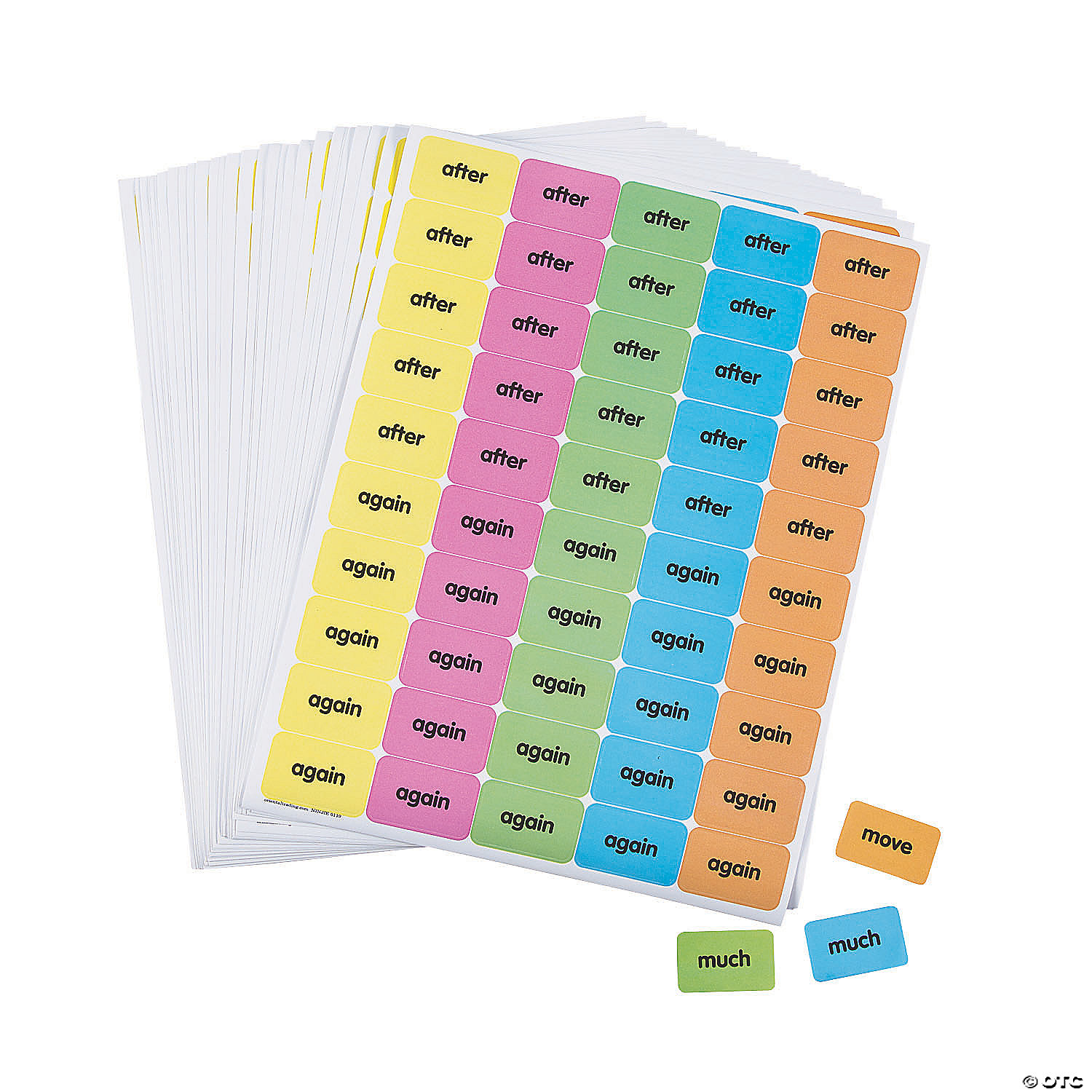 Sight Word Stickers – 101-200 - Discontinued
