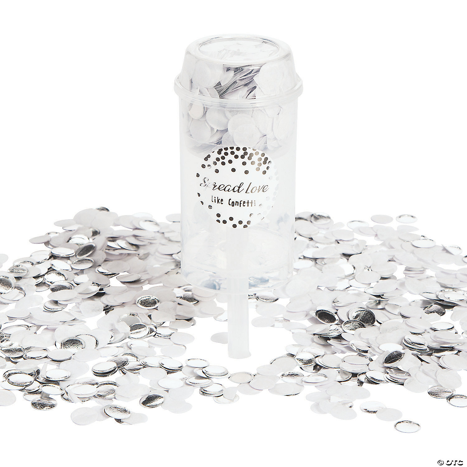 Silver Push-Up Party Confetti - 2 Pc. | Oriental Trading