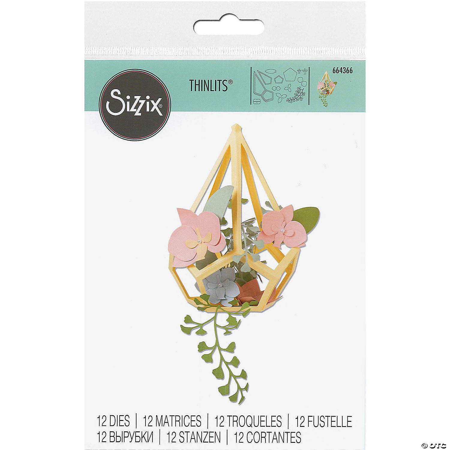 Sizzix Die Thinlits Teardrop Terrarium