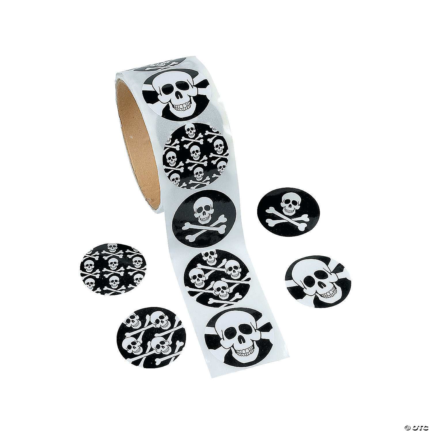 Skull Sticker Roll - 100 Pc. | Oriental Trading