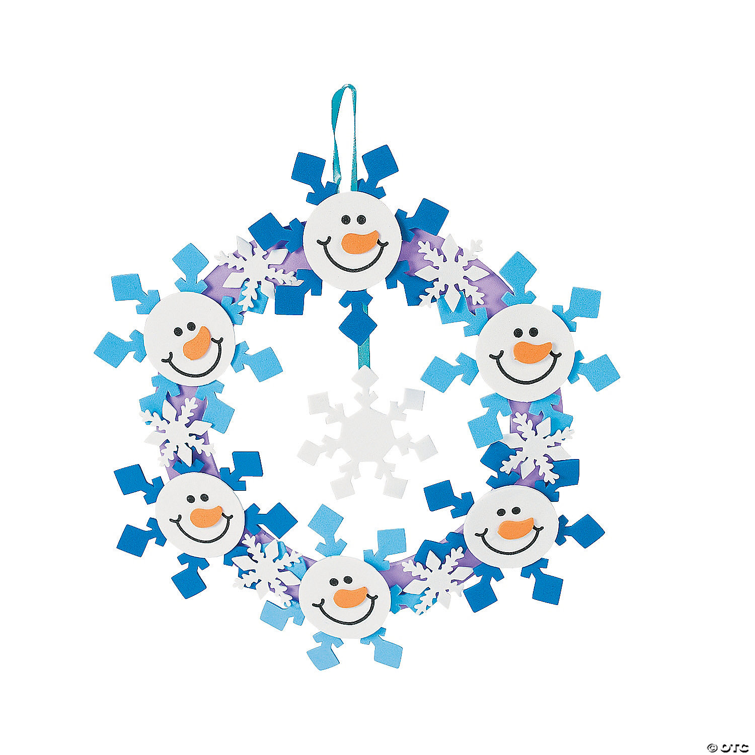 Snowmen Wreath Craft Kit