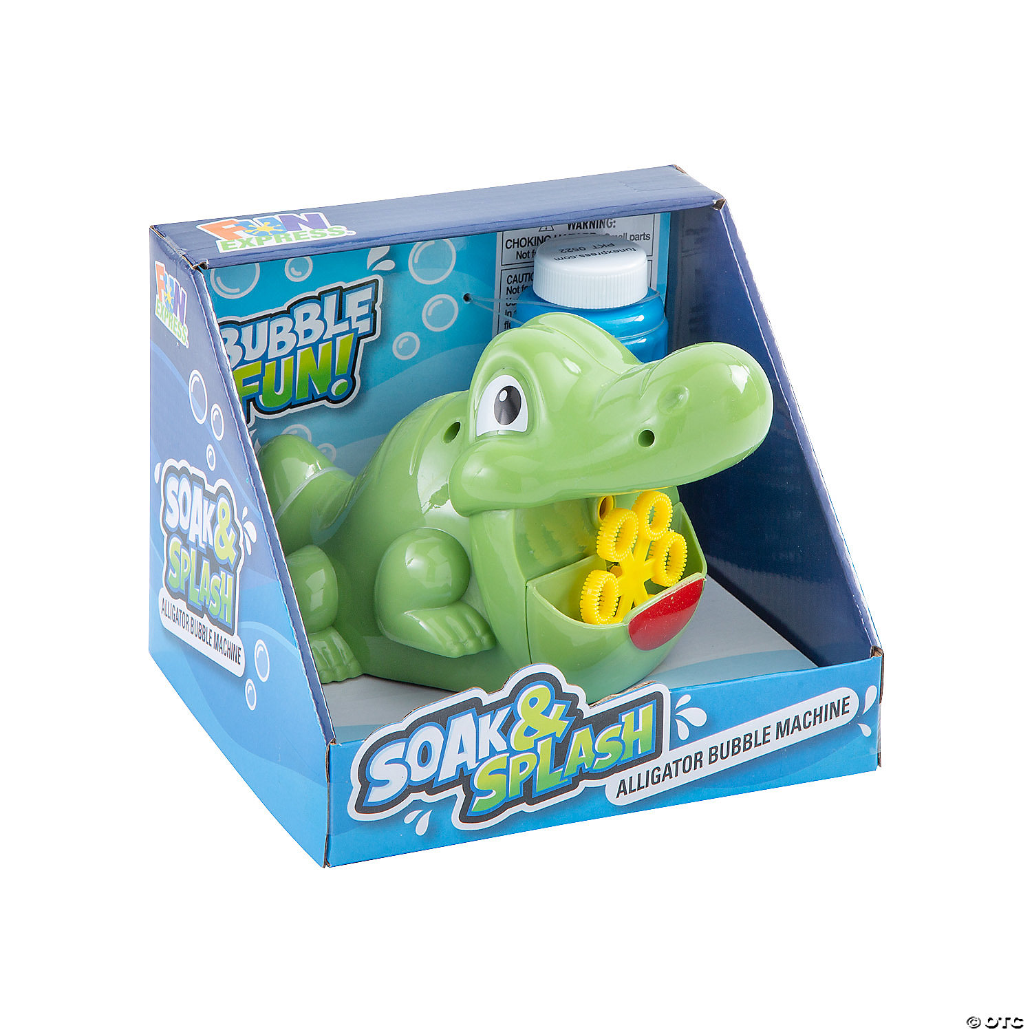 Soak & Splash Alligator Bubble Machine | Fun Express