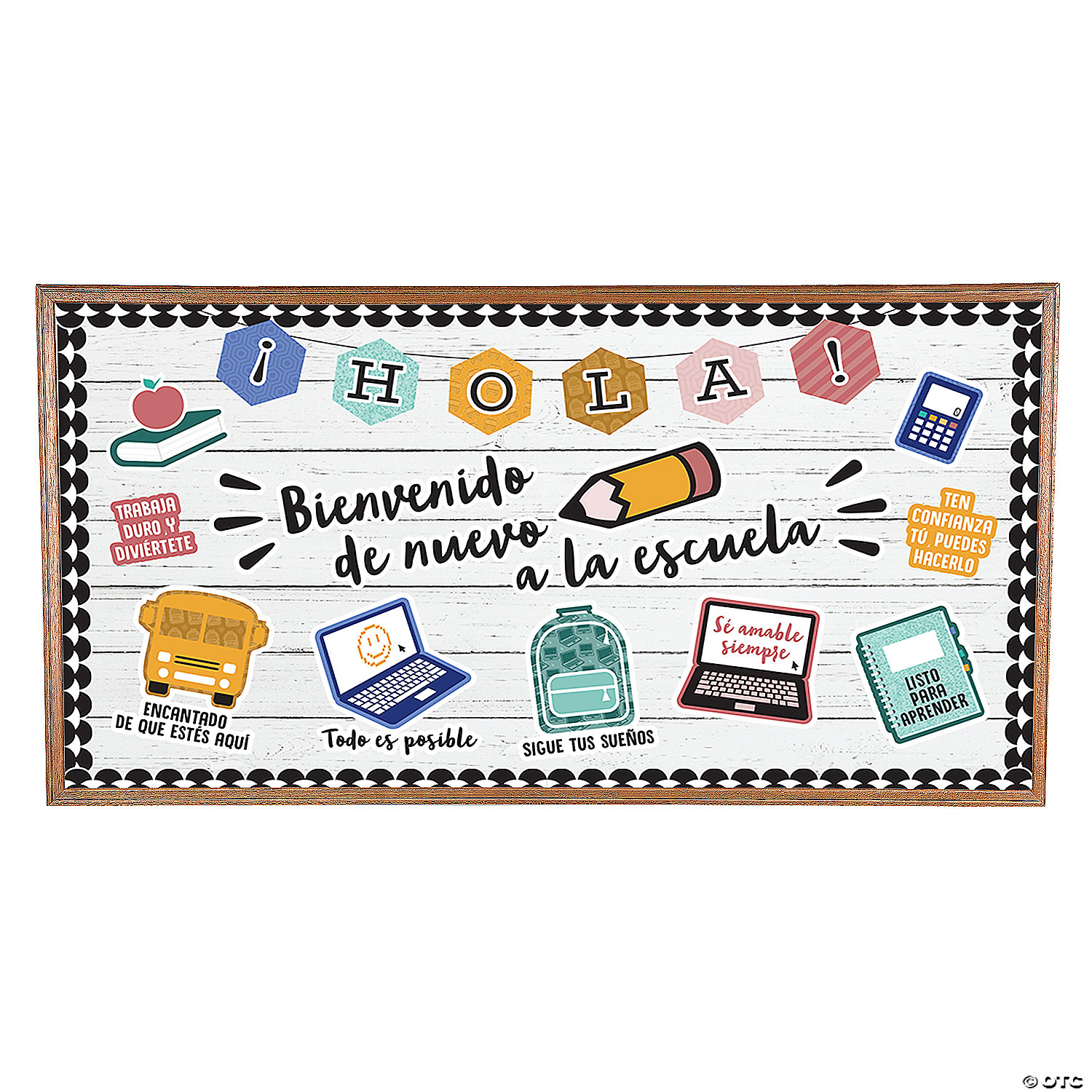 Spanish Back to School Bulletin Board Set - 46 Pc. | Oriental Trading