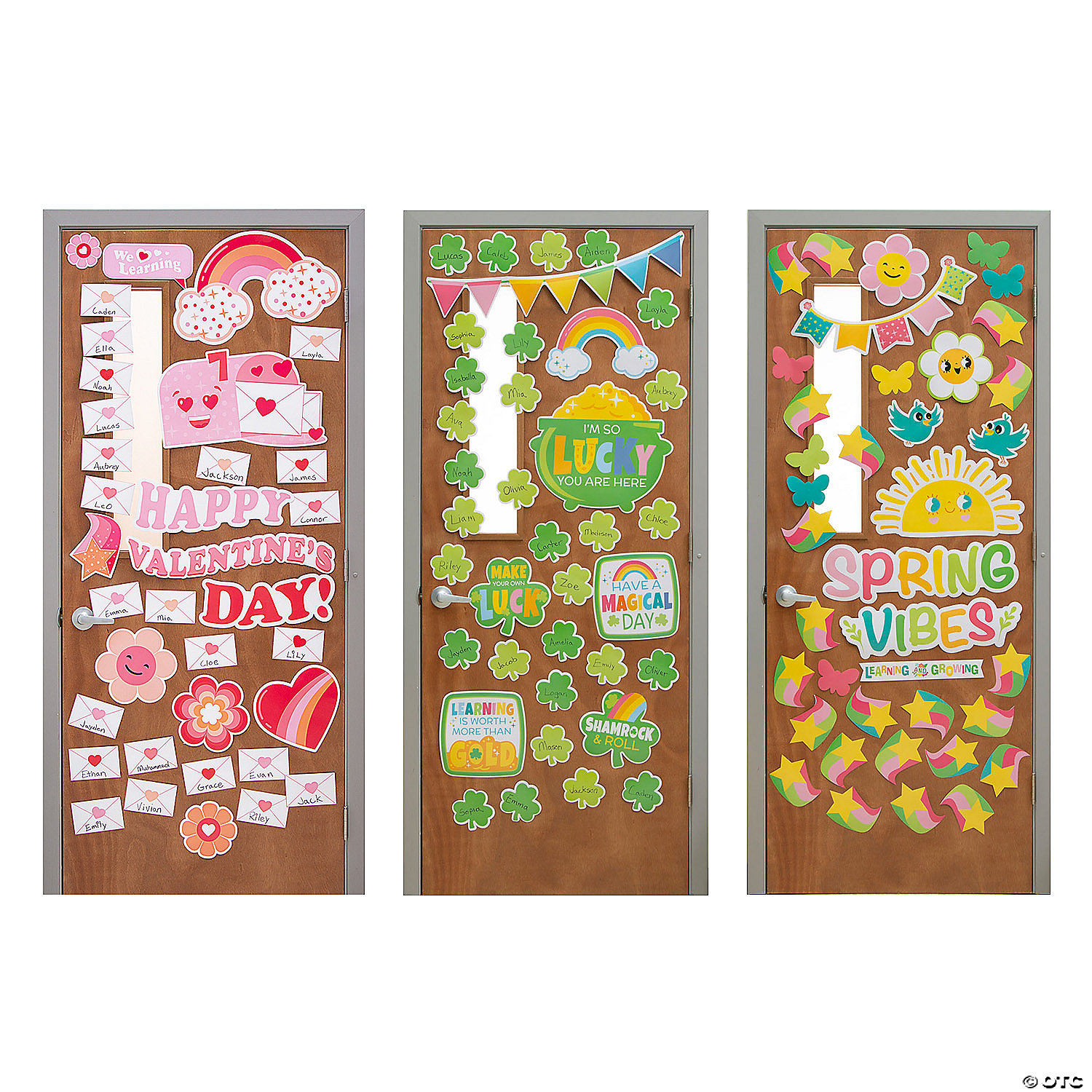 Spring Holiday Classroom Door Decorating Kit - 120 Pc. | Oriental Trading