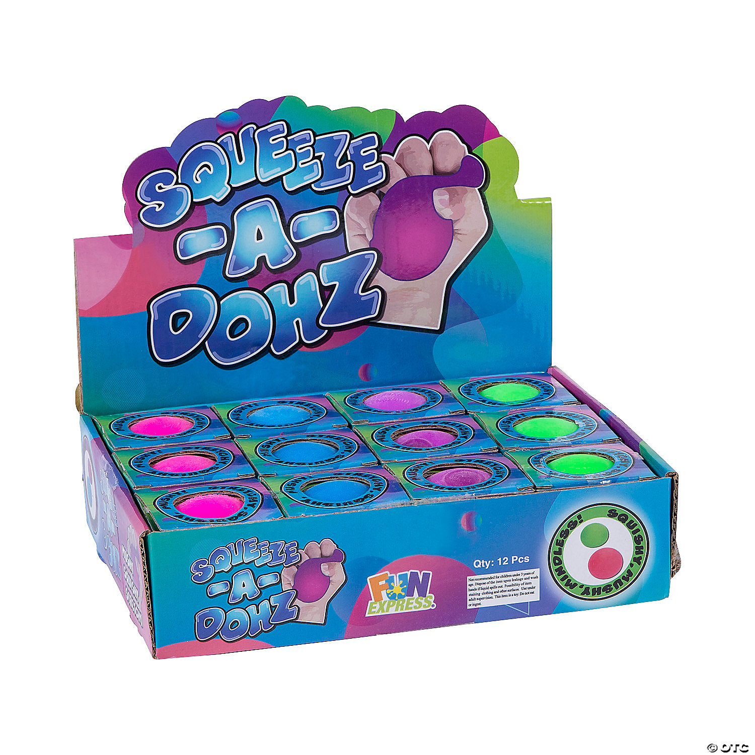 Squeeze-A-Dohz Squishy Balls | Fun Express