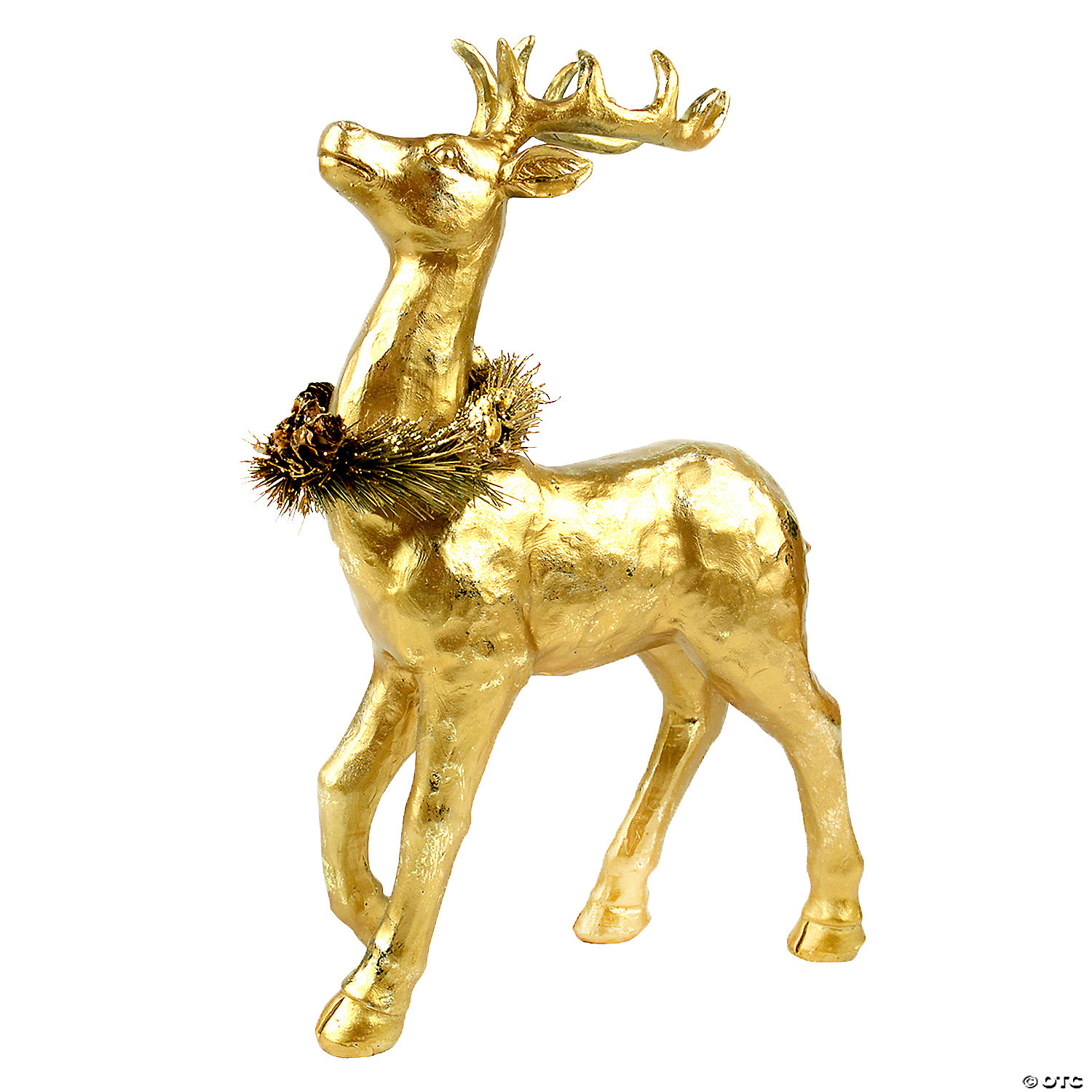 Standing Deer with Wreath Tabletop Decoration | Oriental Trading