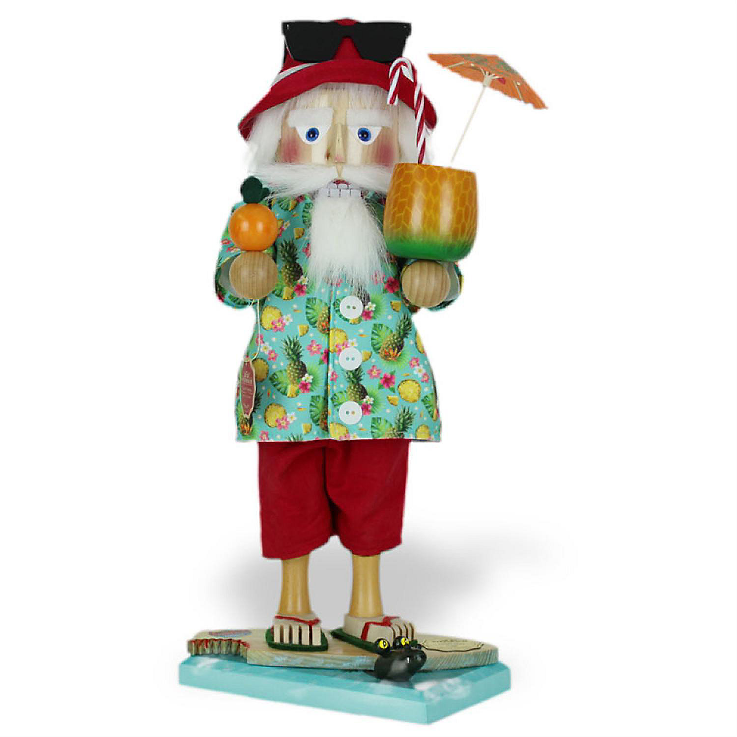 Steinback Florida Santa, Wooden Nutcracker | Oriental Trading