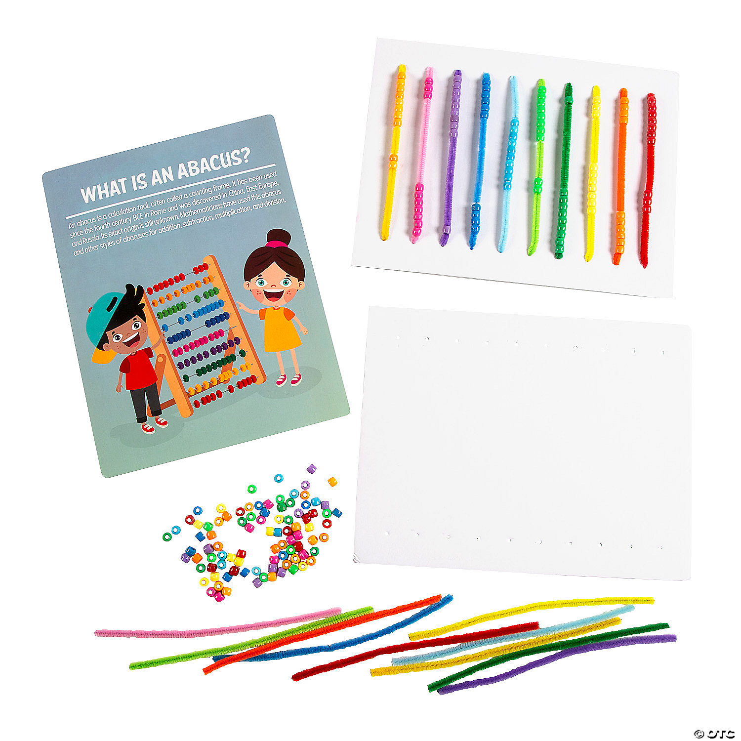 STEM Abacus Math Educational Craft Kit - Makes 12 | Oriental Trading