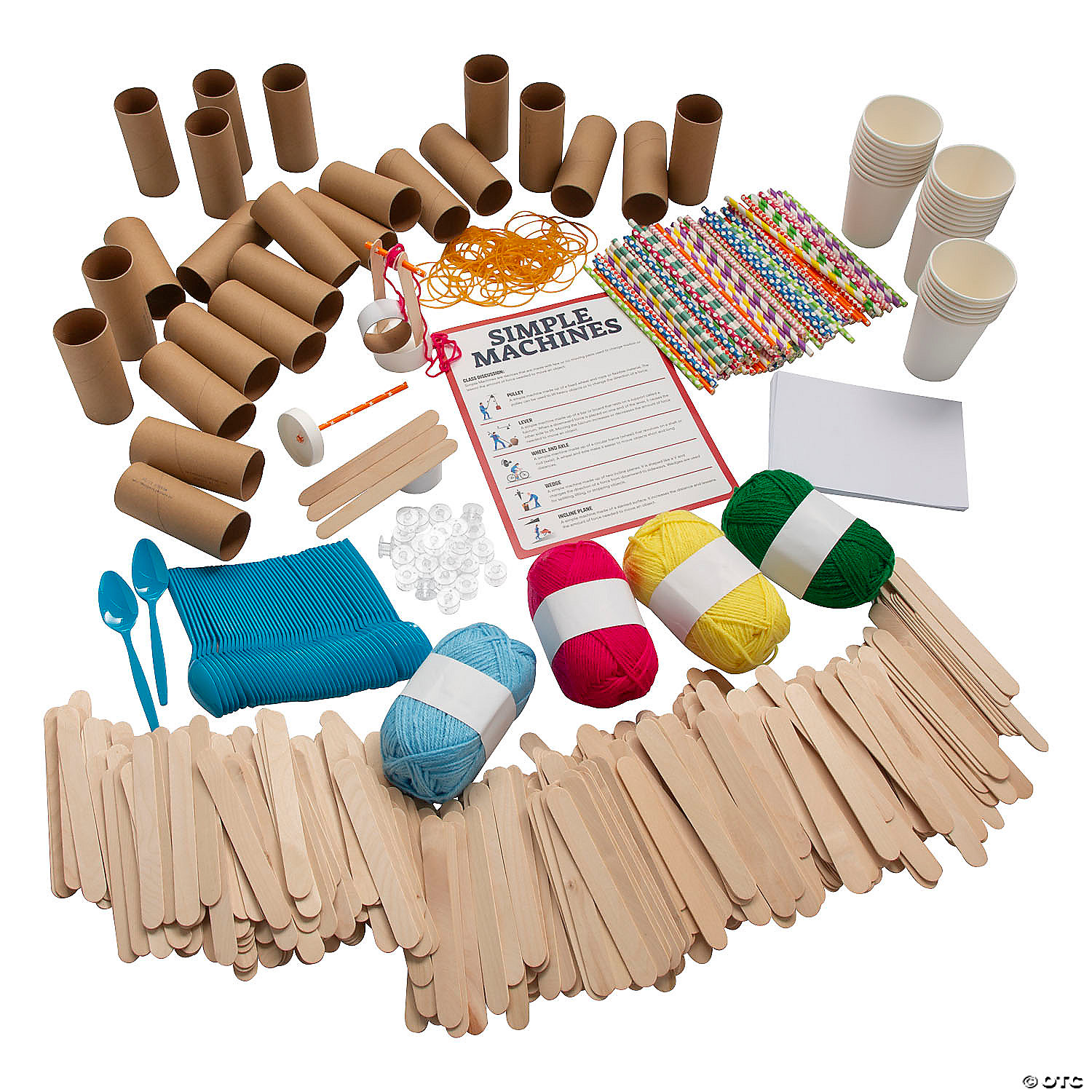 STEM Simple Machines Craft Kit Educational Activities - 727 Pc.