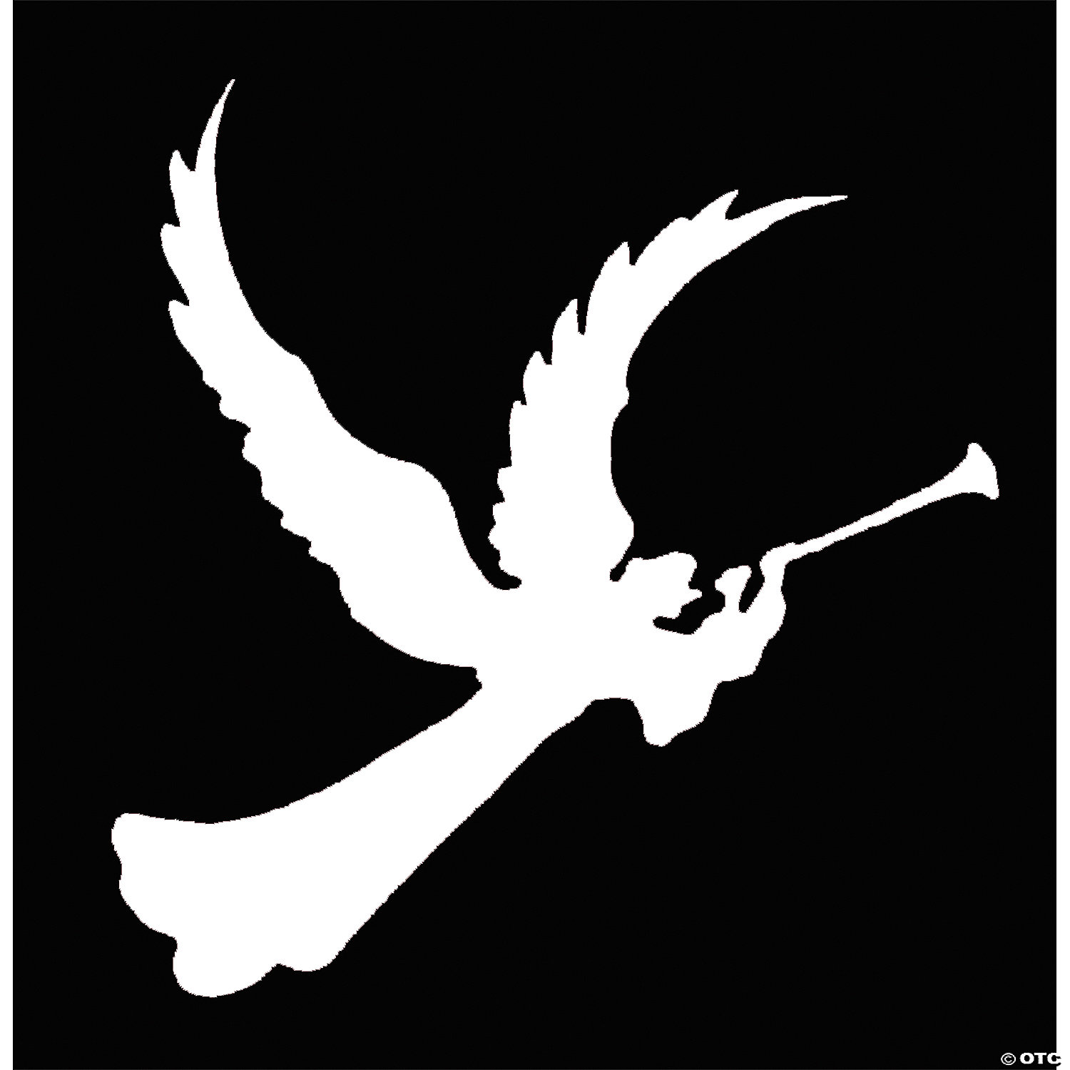 Stencil Trumpet Angel, Stainless - Discontinued