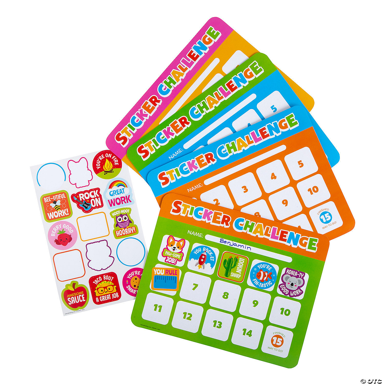 Sticker Reward Challenge Classpack - 512 Pc. - Discontinued