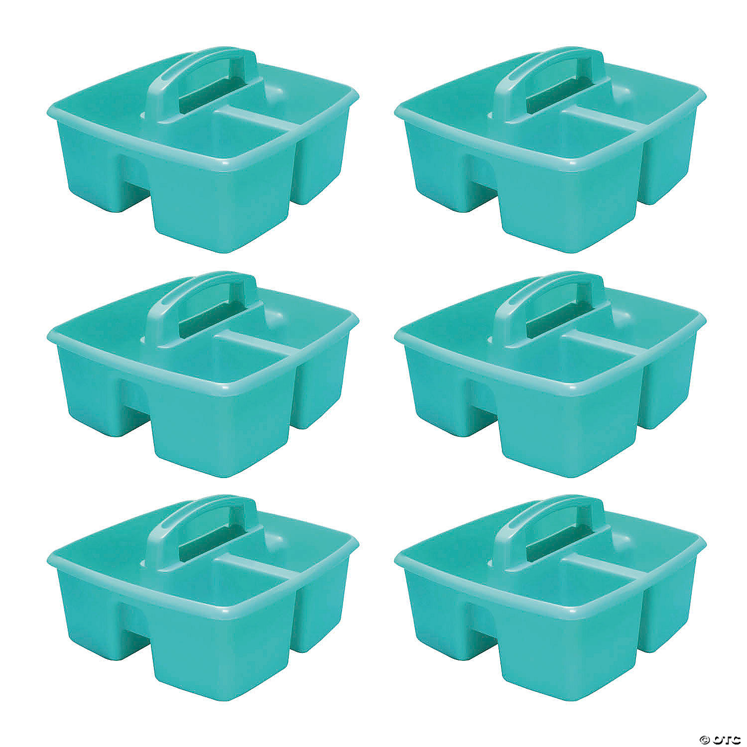 Storex Small Caddy, Teal, Pack of 6 | Oriental Trading
