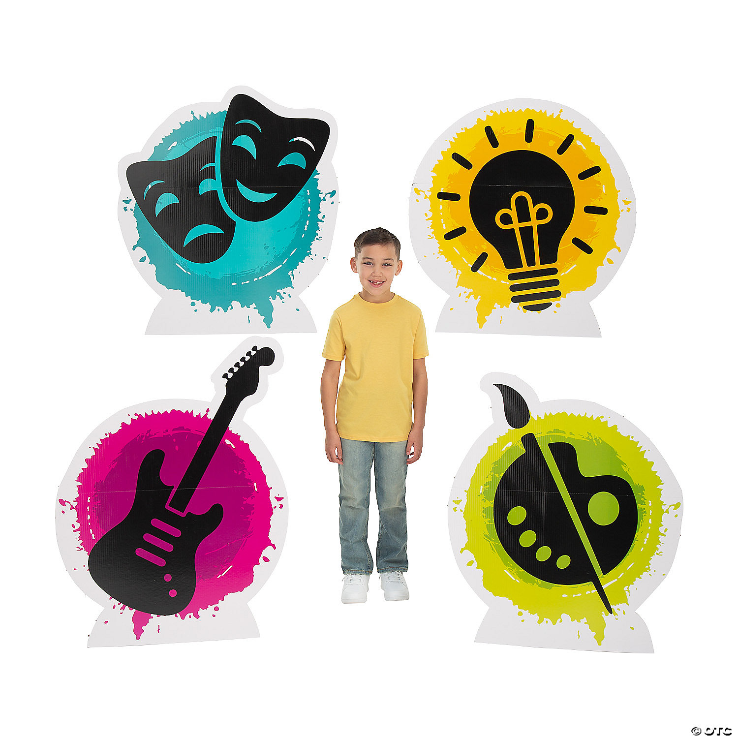 Studio VBS Creative Icon Cardboard Cutout Stand-Ups | Fun Express