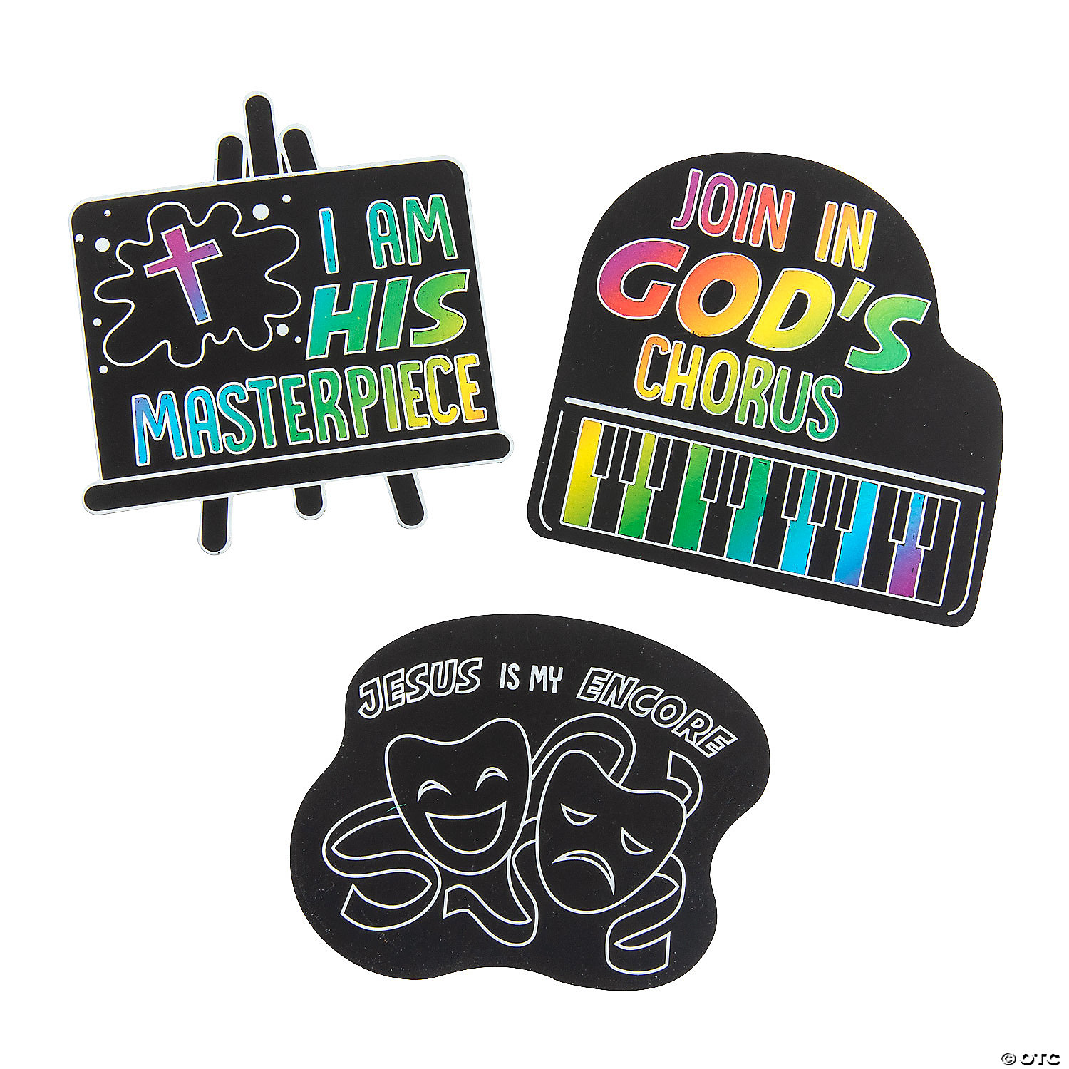 Studio VBS Magic Color Scratch Shapes - 24 Pc. - Discontinued