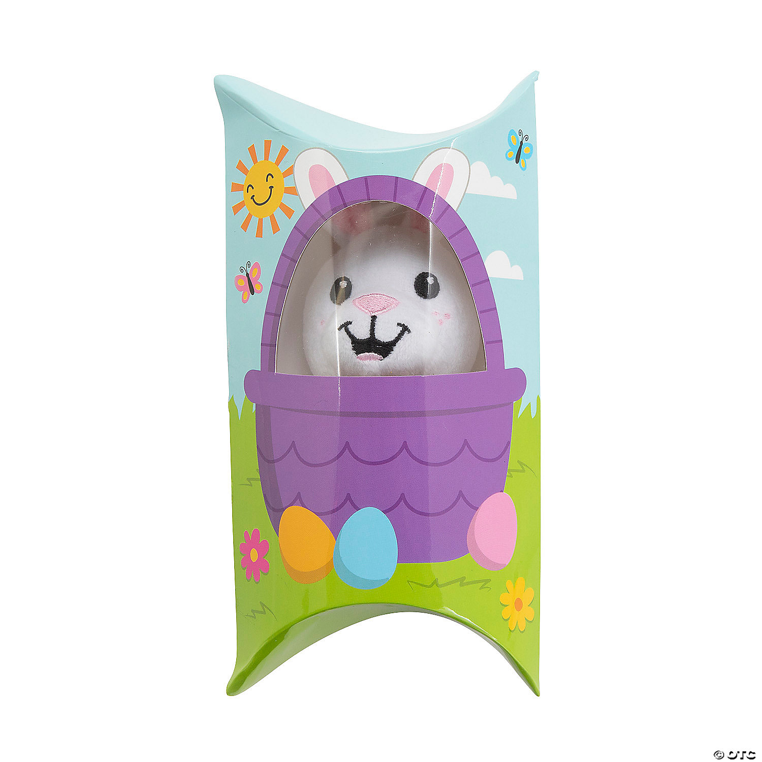 Stuffed Easter Bunny in Basket Containers