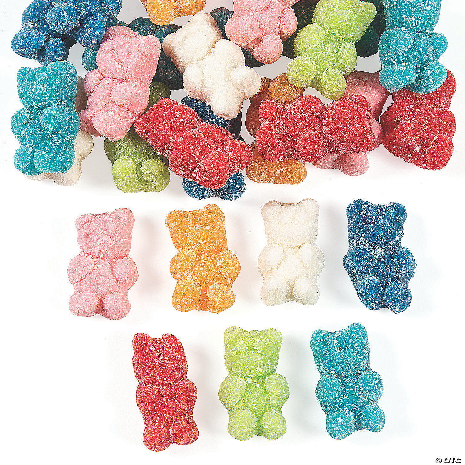 Sugar Coated Assorted Flavors Gummy Teddy Bear Candy