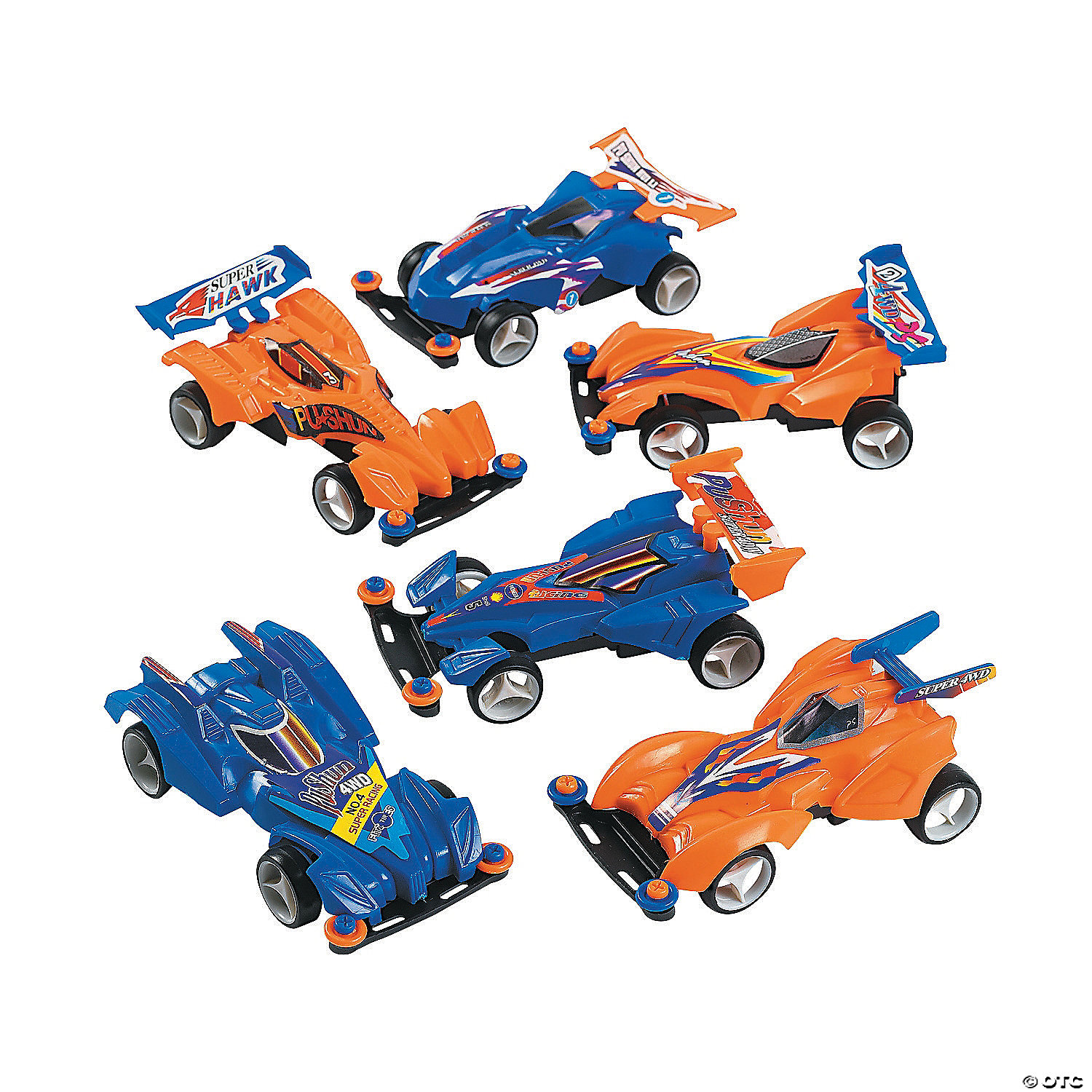 Super Hawk Pull-Back Race Cars