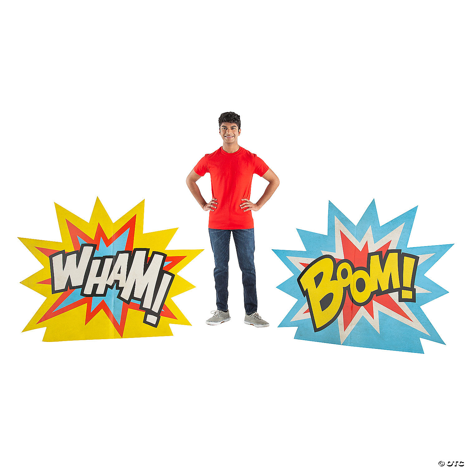 Superhero Explosion Cardboard Cutout Stand-Ups | Fun Express