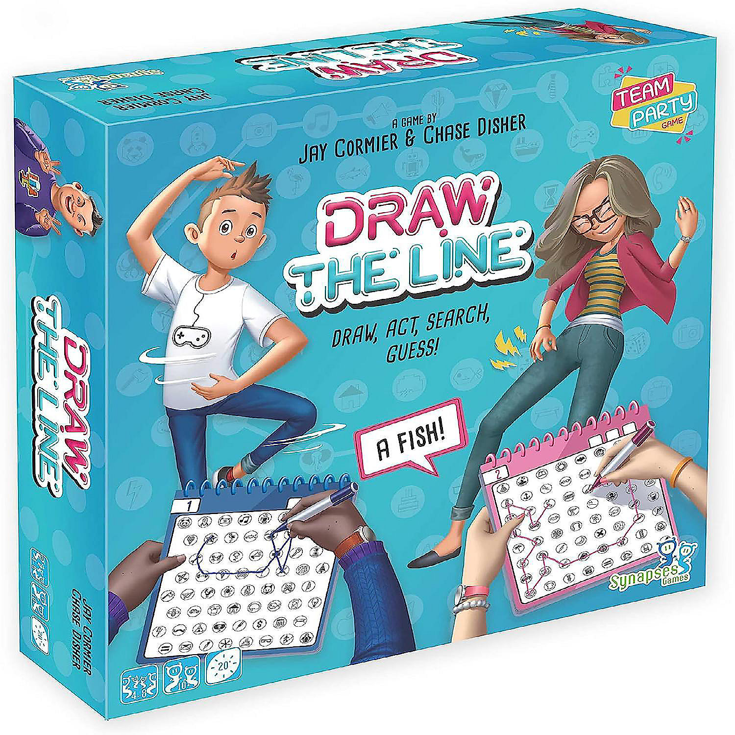 Synapses Games: Draw The Line Game, 4-8 Players | Oriental Trading