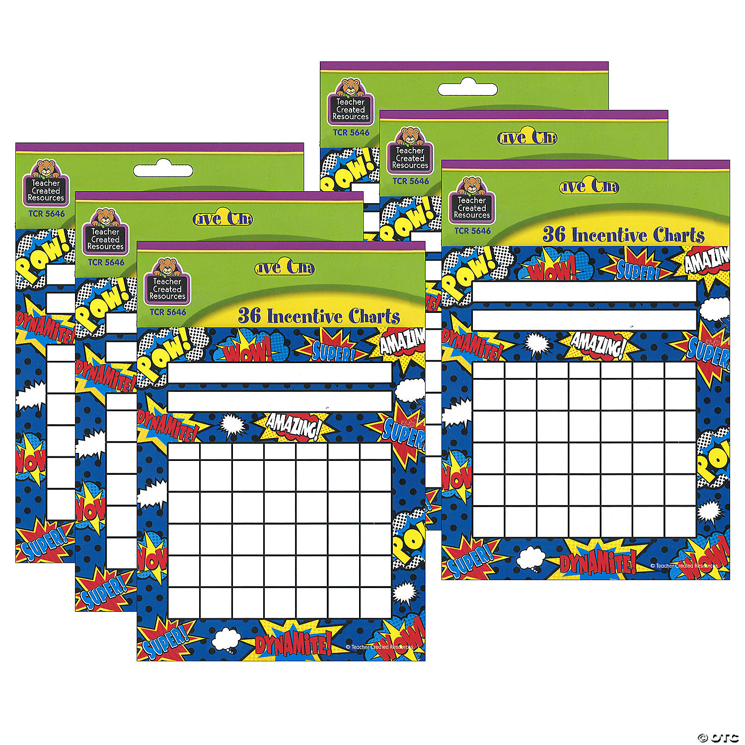 Teacher Created Resources Superhero Incentive Chart, 36 Per Pack, 6 ...