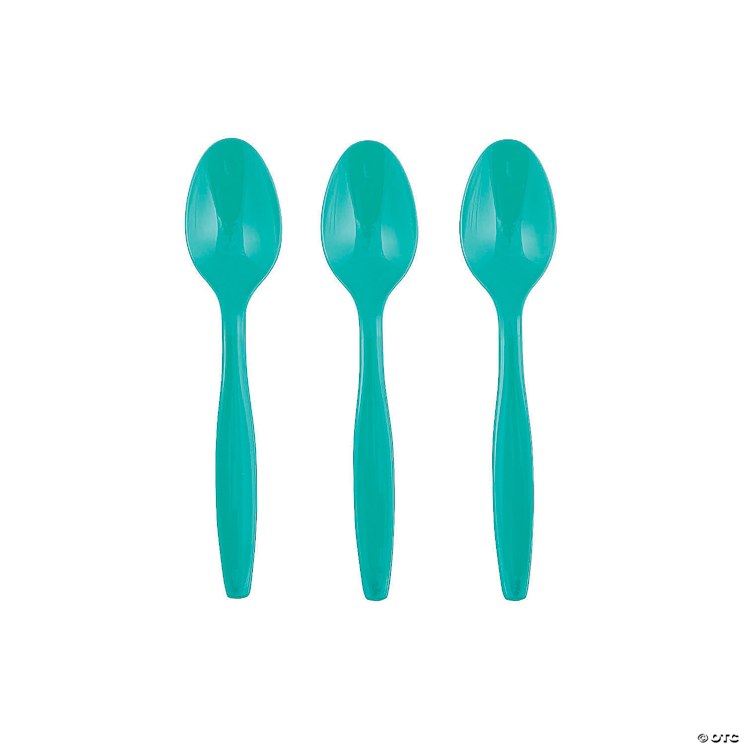 Teal Lagoon Plastic Spoons - 24 Ct. - Discontinued