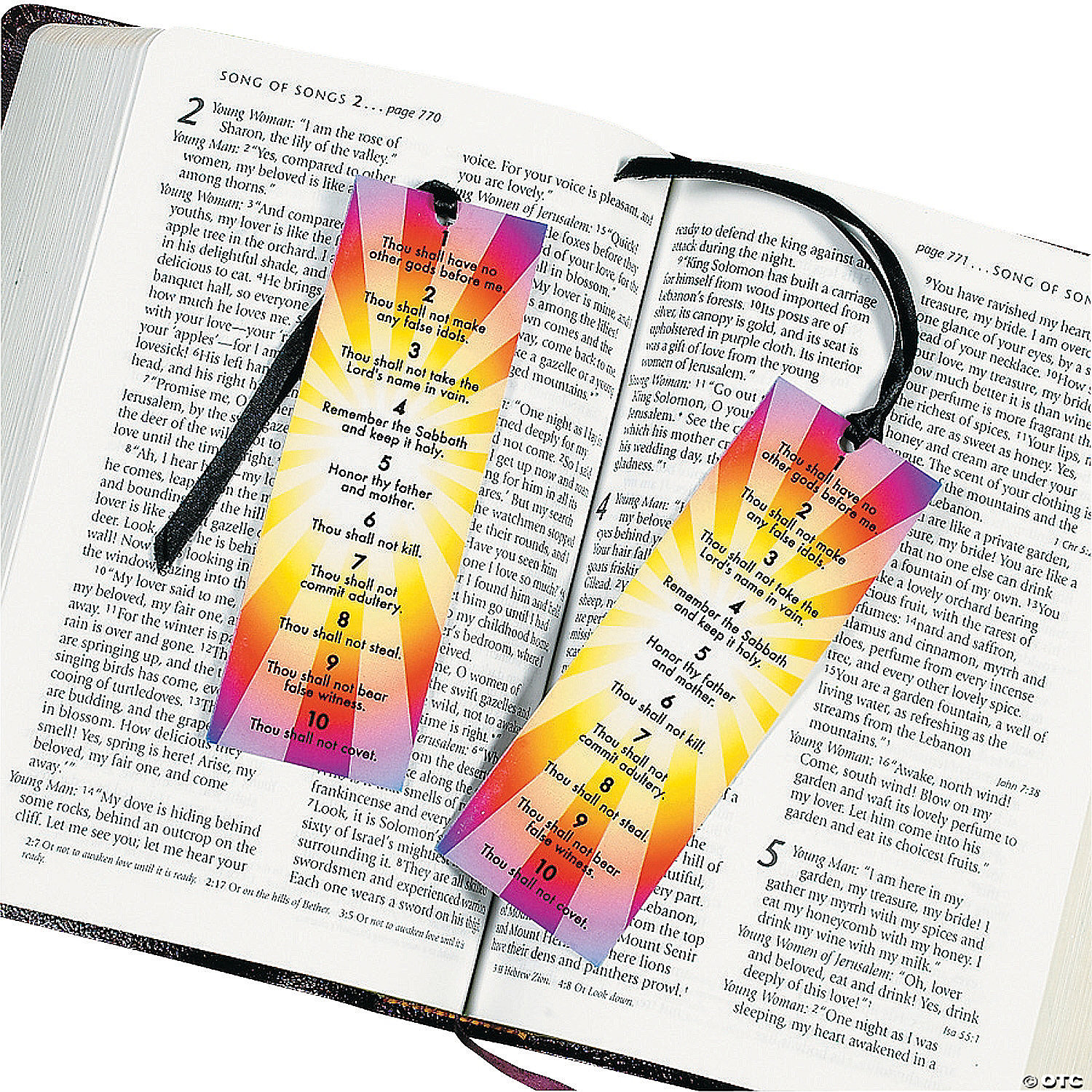 Ten Commandments Bookmarks - 24 Pc. | Oriental Trading