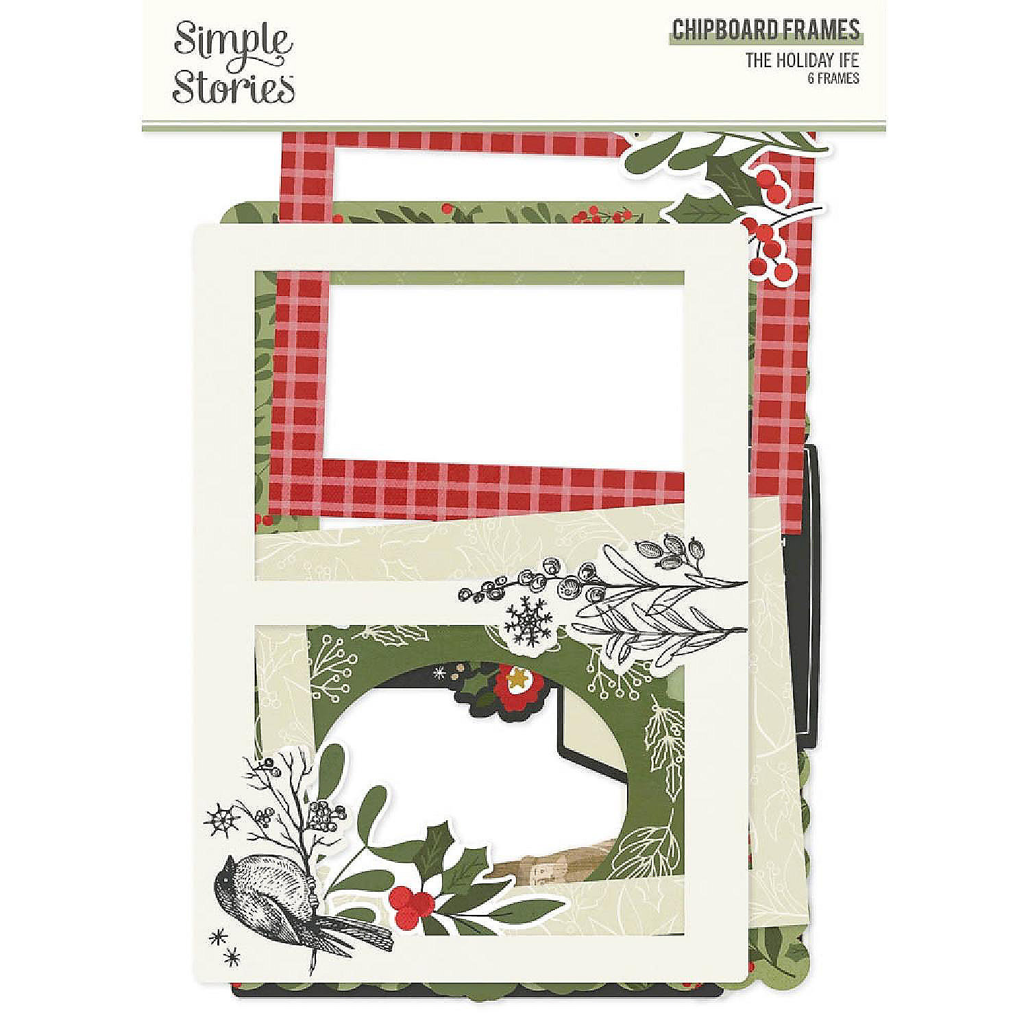The Holiday Life Chipboard Frames | Oriental Trading