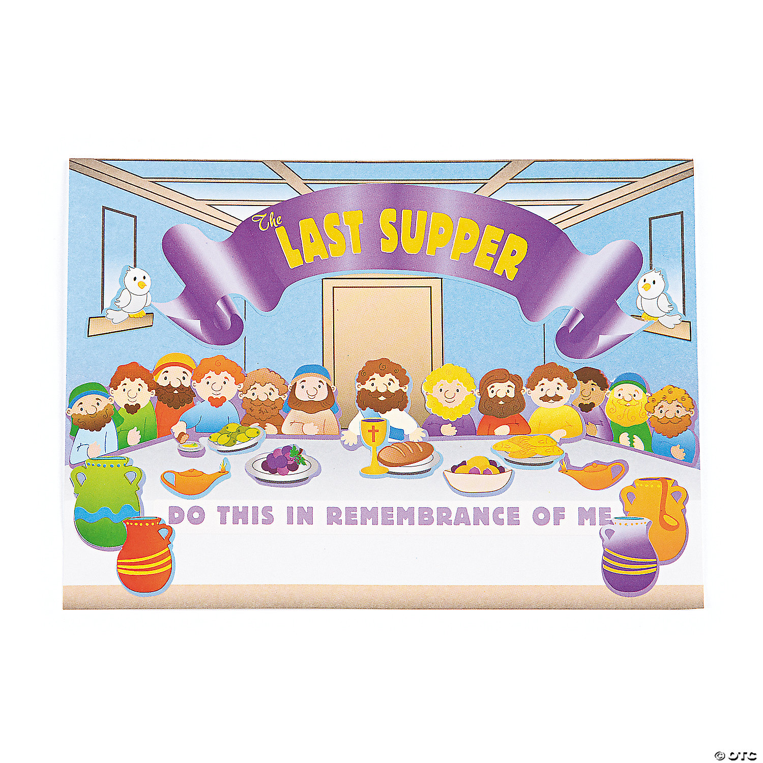 The Last Supper Mini Sticker Scenes