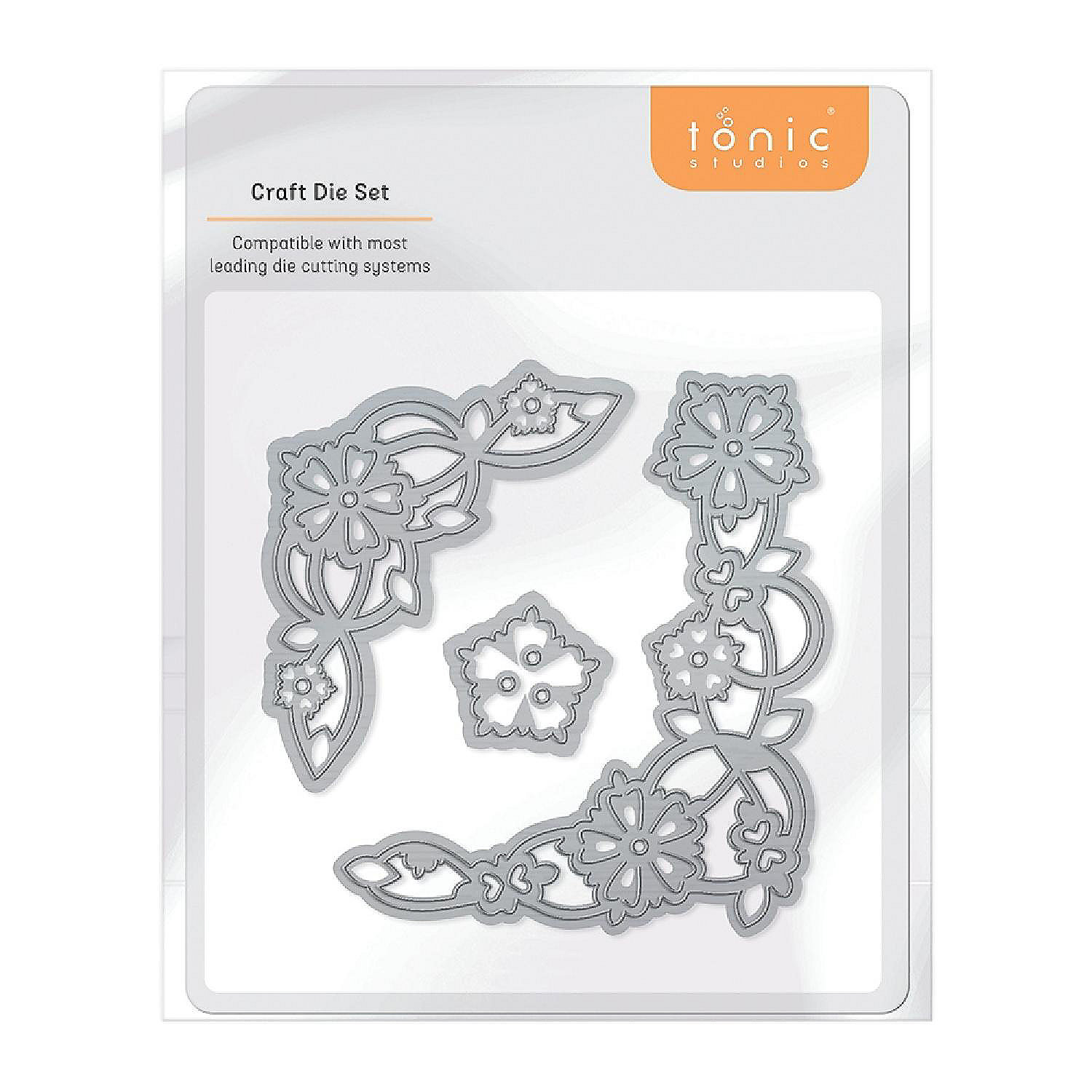 Tonic Studios Die Set-Cutesy Floral Corners