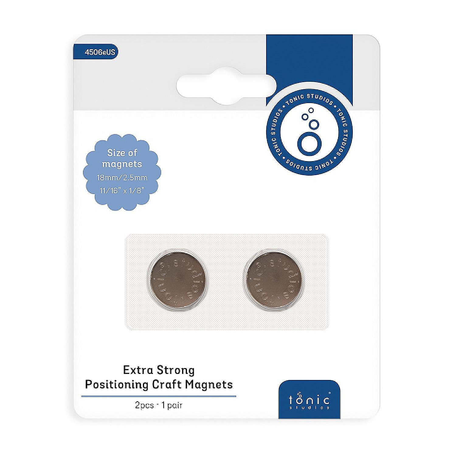 Tonic Studios Extra Large Craft Magnets 18mm 2/Pkg-Neodymium | Oriental ...