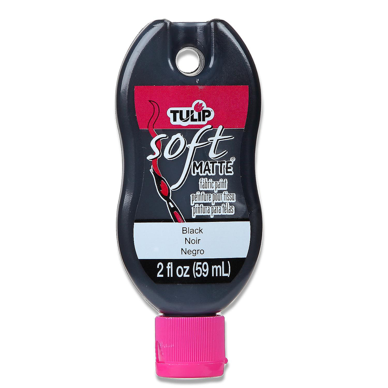 Tulip Soft Matte Fabric Paint 2oz-Black