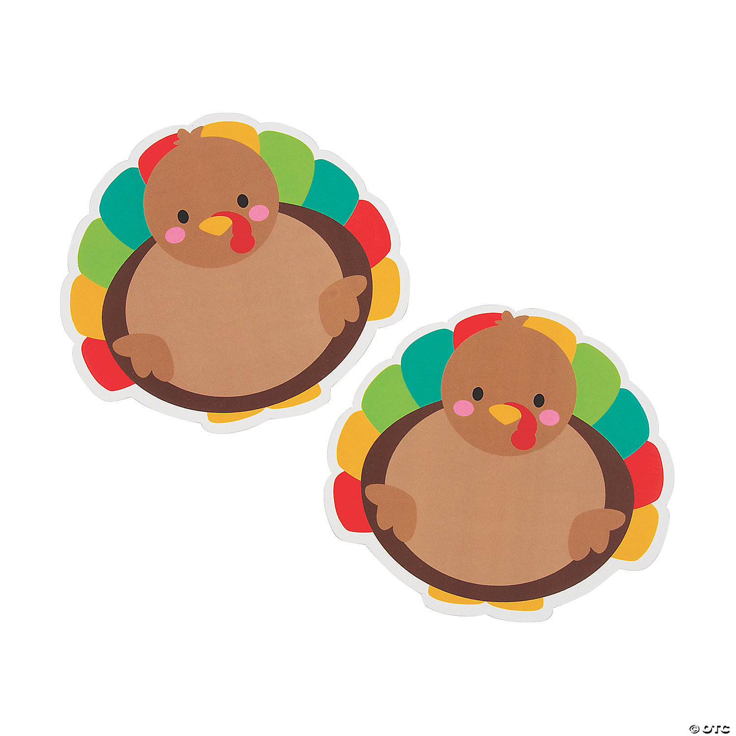 Turkey Bulletin Board Cutouts - 48 Pc.