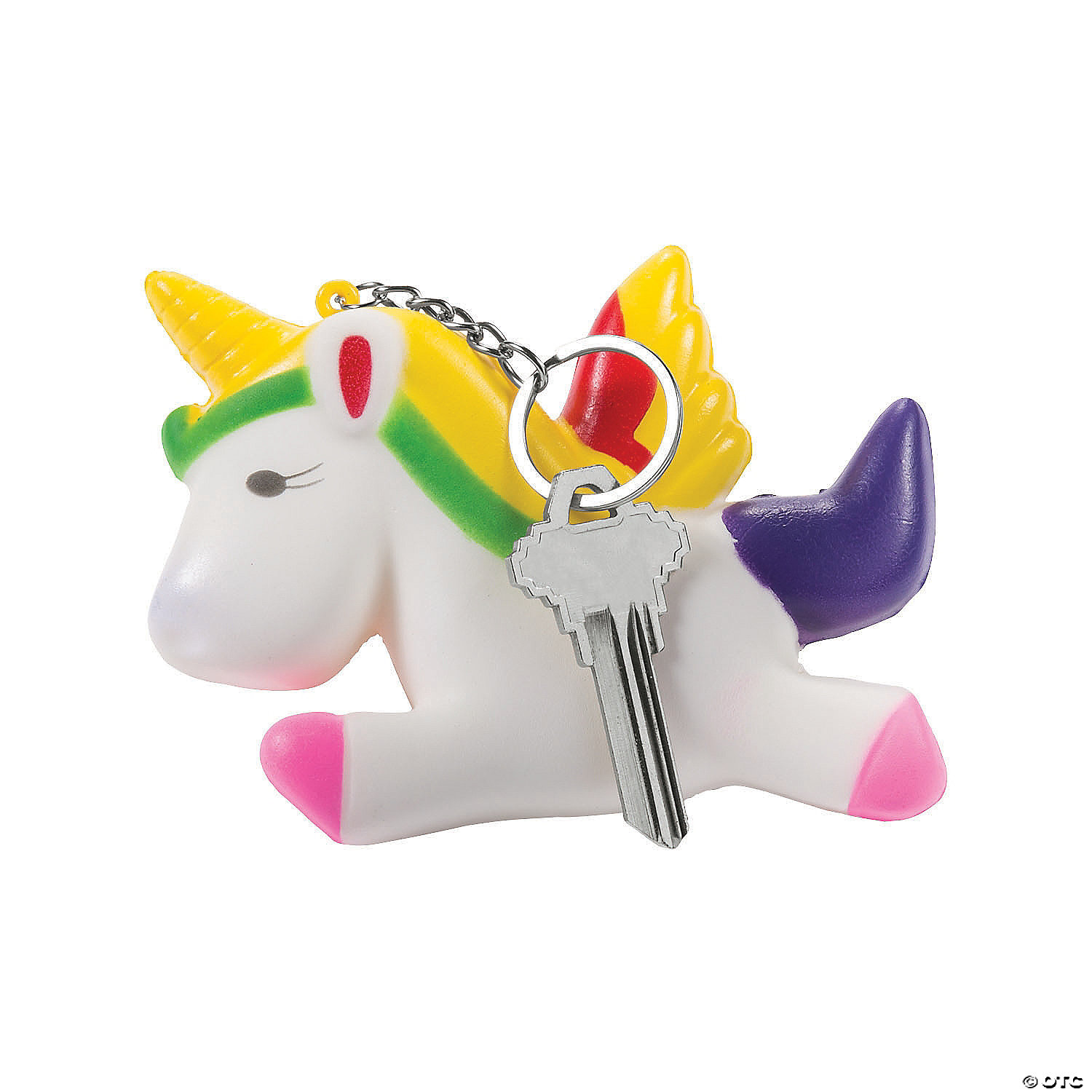 Unicorn Slow-Rising Scented Squishy Keychain