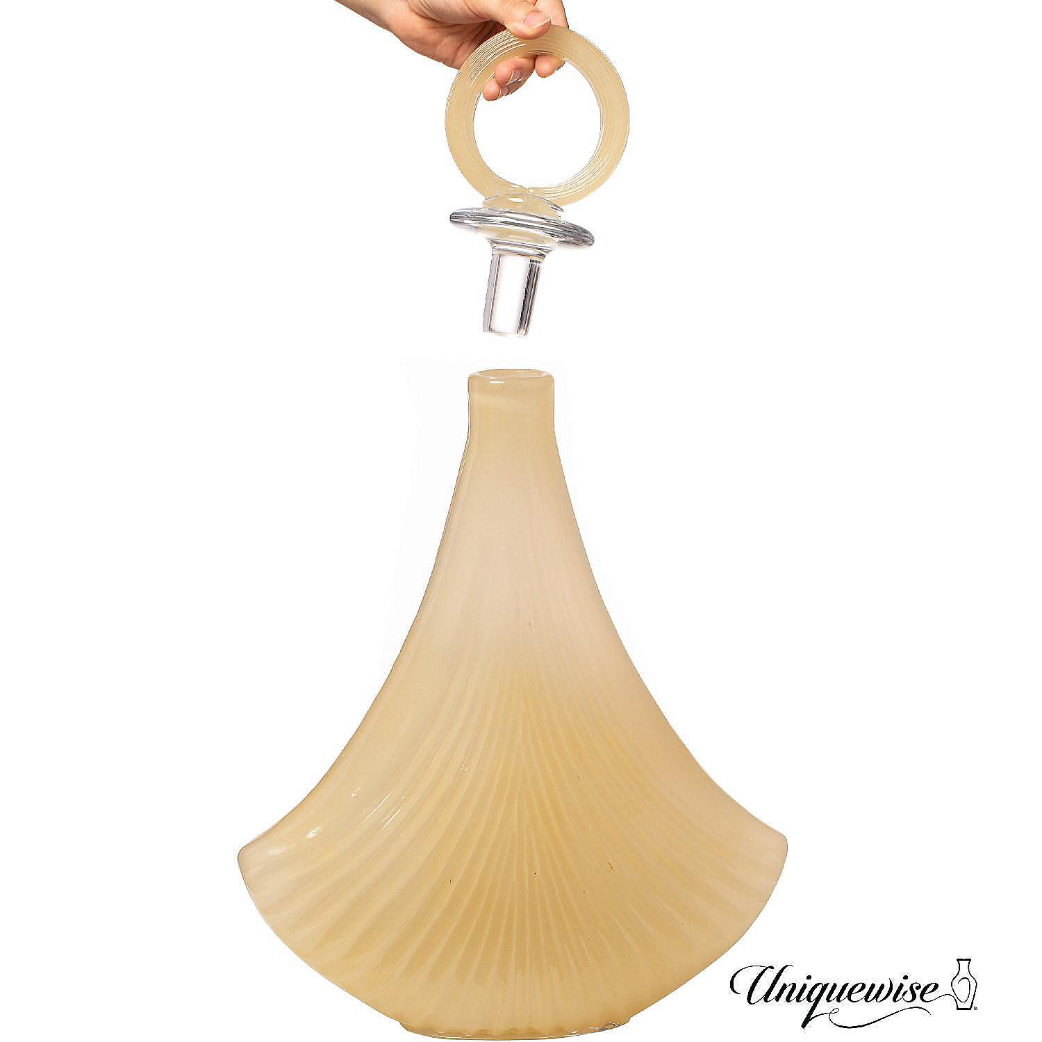 Unique 20-Inch Glass Vase