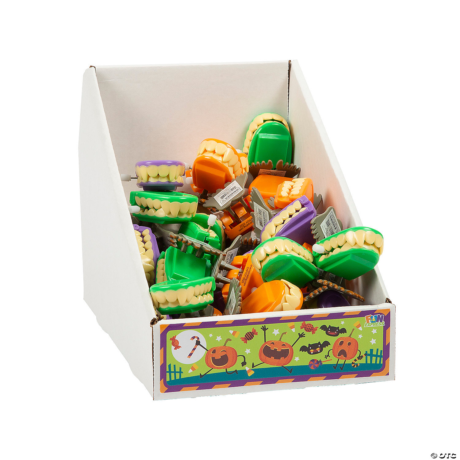 Value PDQ Plastic Monster Wind-Up Chomping Teeth | Fun Express