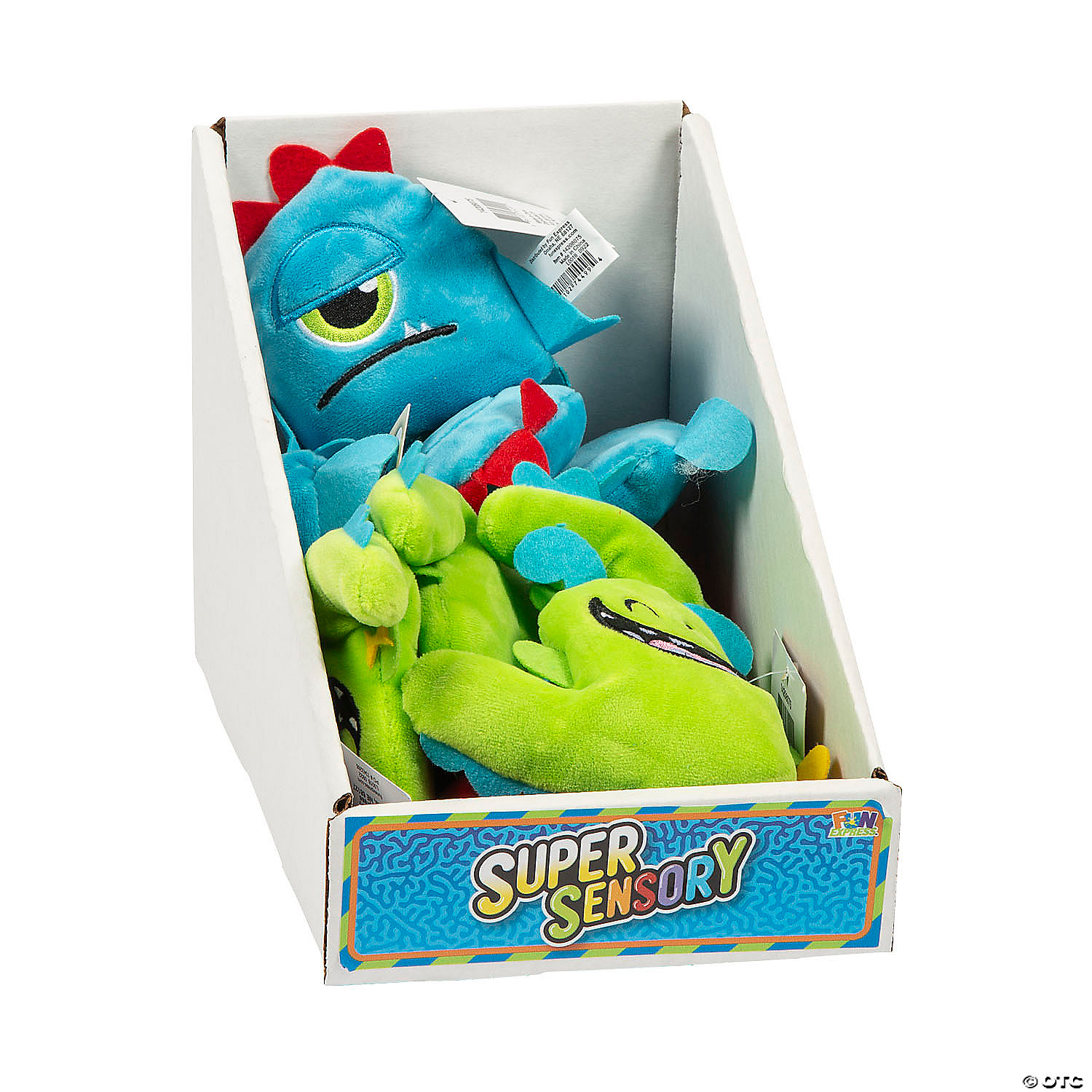 Value PDQ Super Sensory Stuffed Flat Monsters