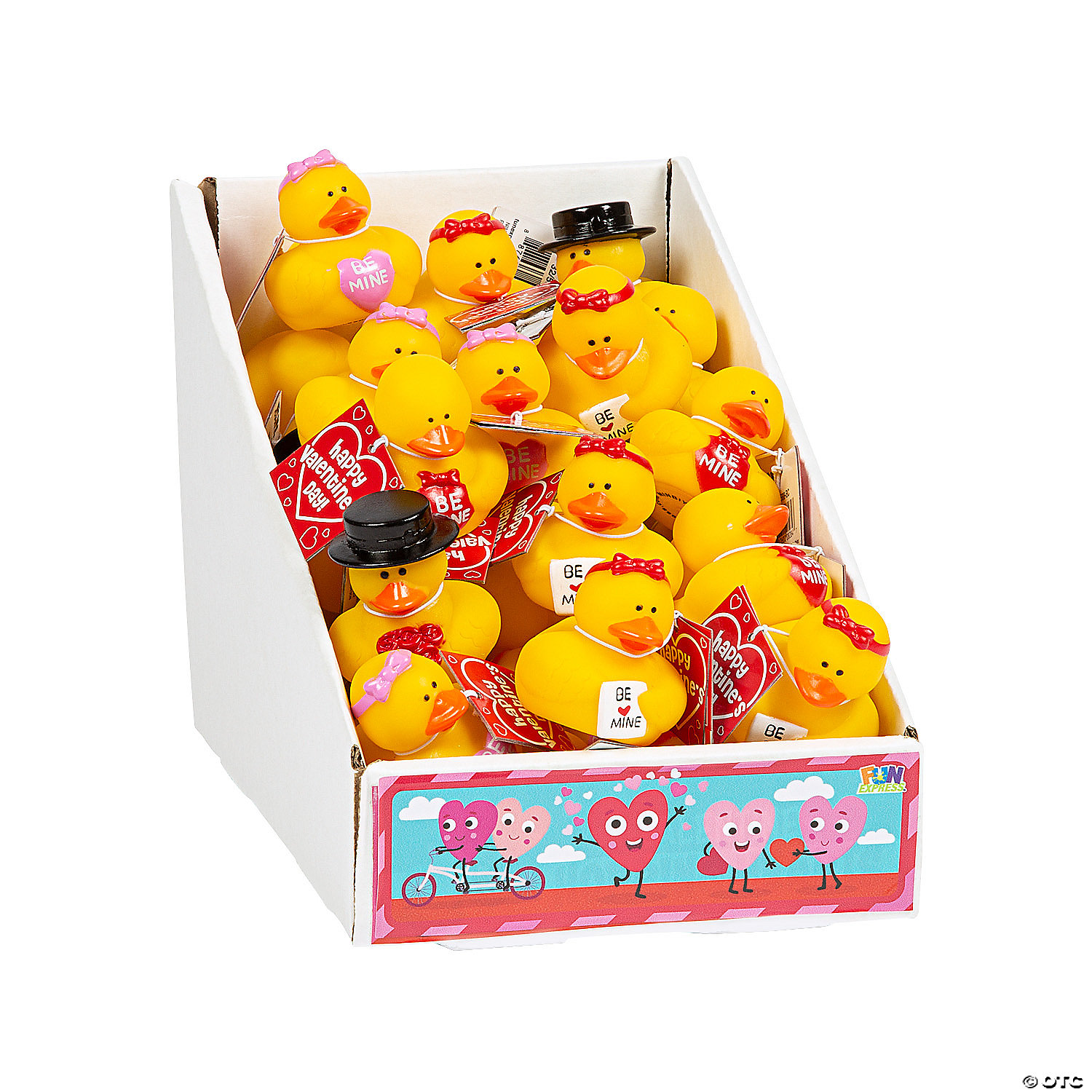 Value PDQ Valentine Rubber Duckies | Fun Express