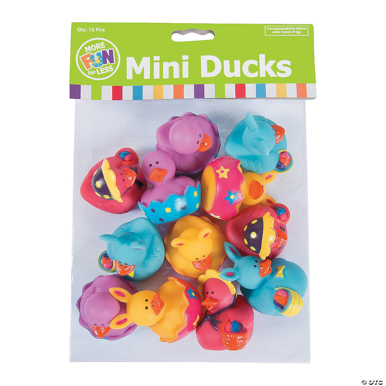Vinyl Mini Easter Rubber Ducks | Fun Express