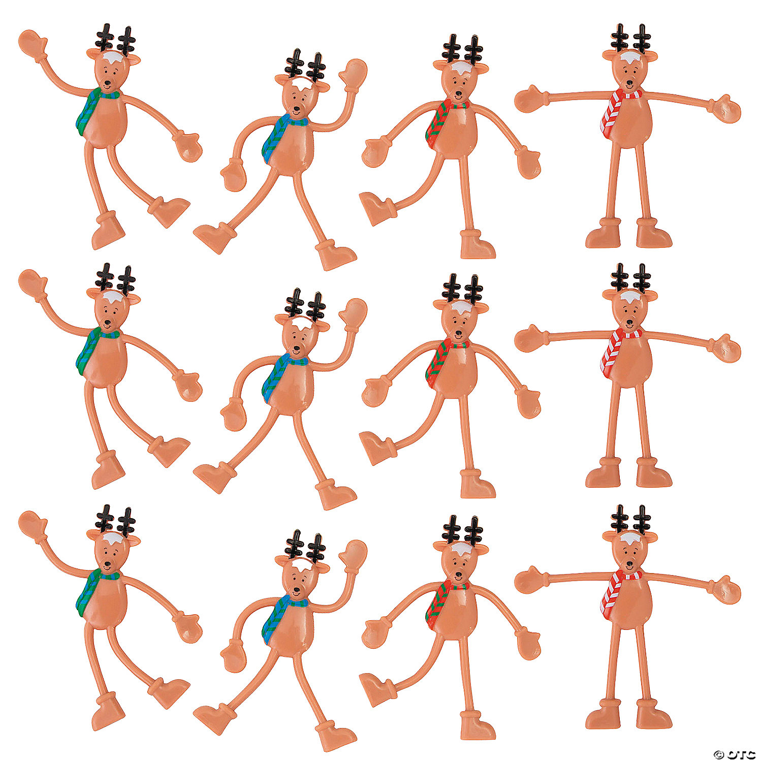 Vinyl Reindeer Bendables | Fun Express