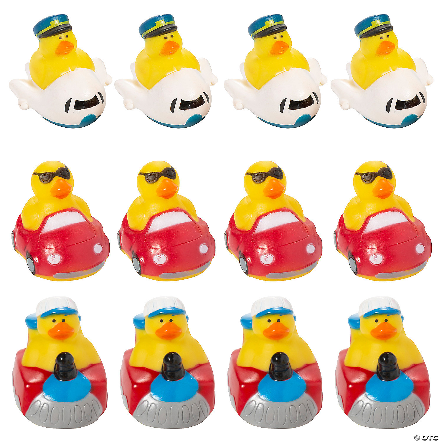 Vinyl Transportation Rubber Ducks | Fun Express