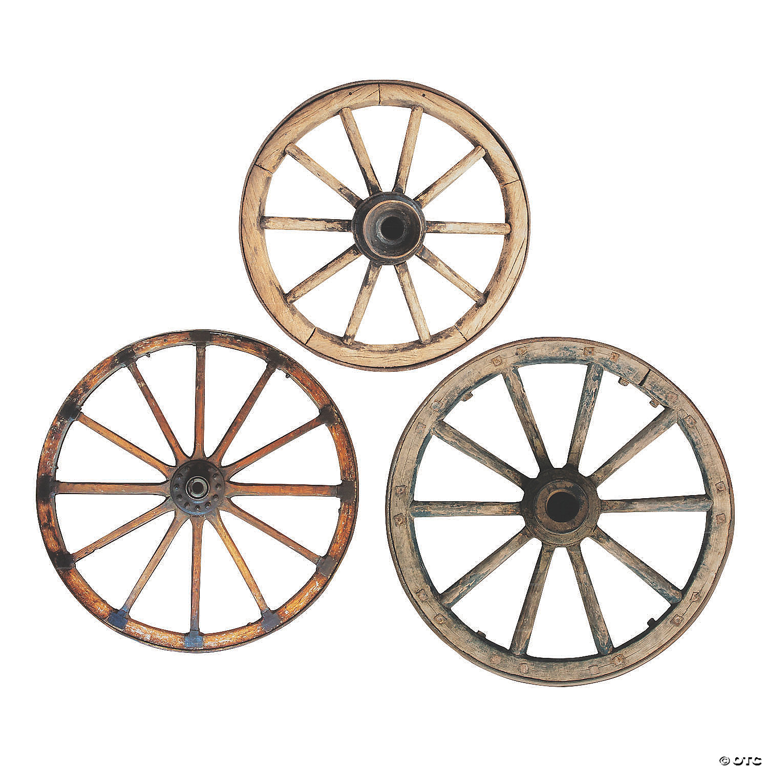 Wagon Wheel Hanging Cutouts
