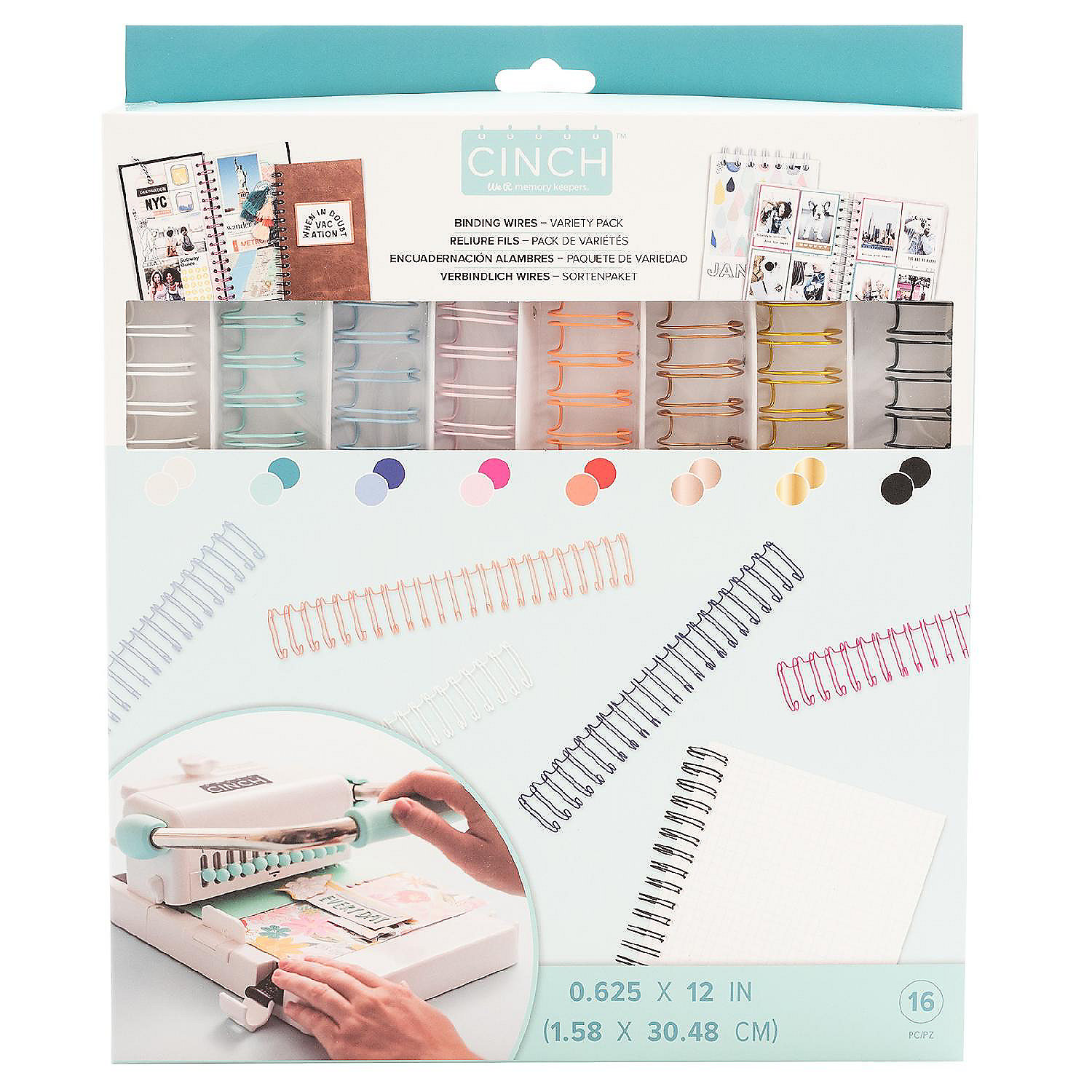 We R Memory Keepers Cinch Wires .625" 16/Pkg-Value Pack | Oriental Trading