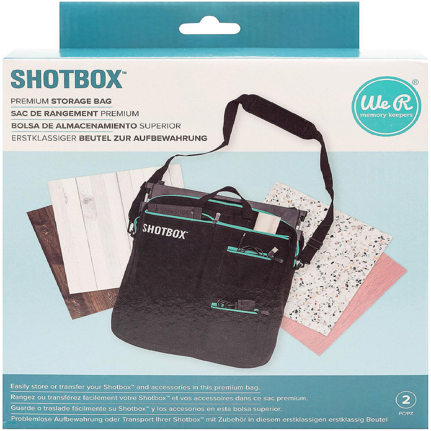 We R Memory Keepers ShotBox Premium Storage Bag-2 Pieces | Oriental Trading