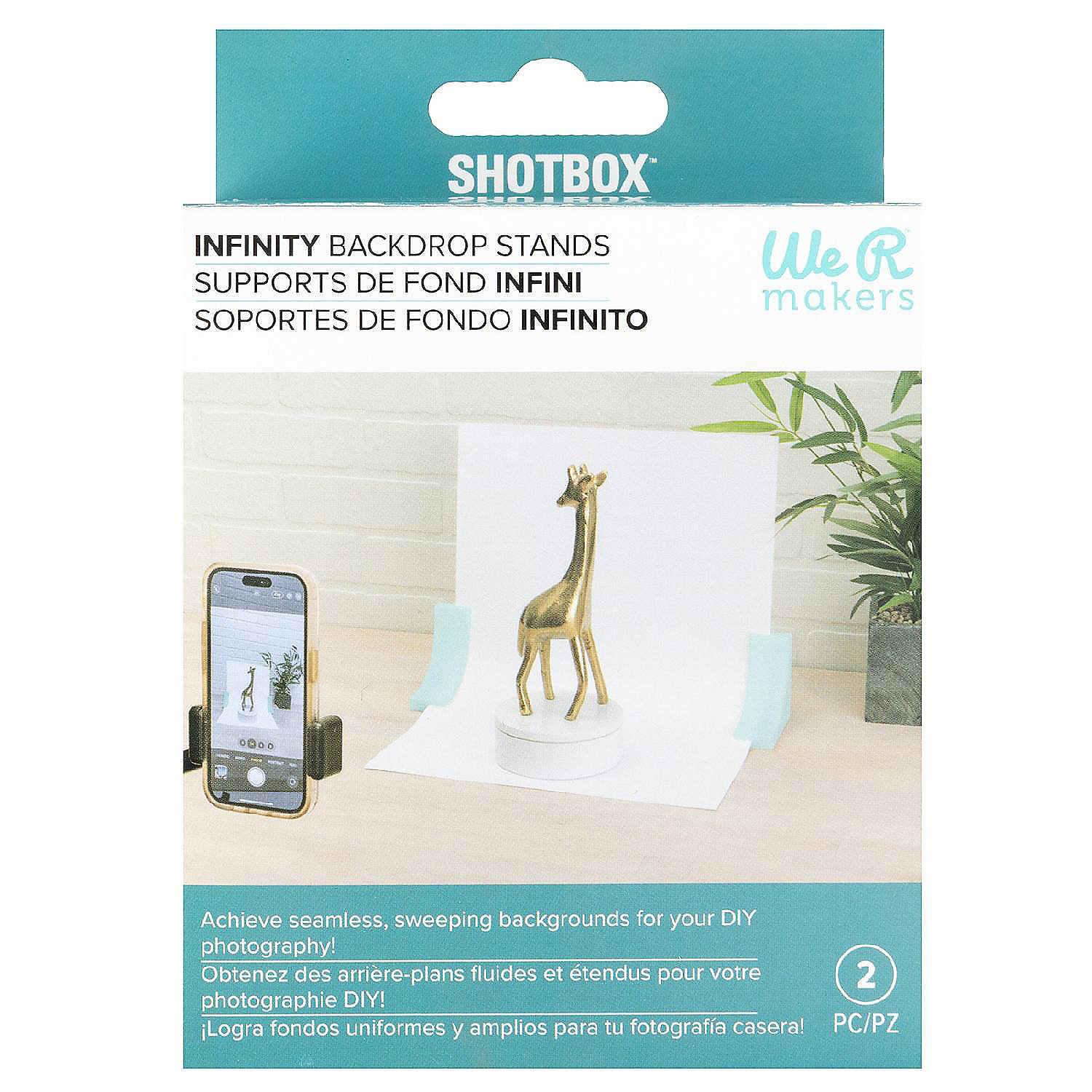 We R Shotbox Infinity Backdrop Stands-2 Pieces | Oriental Trading