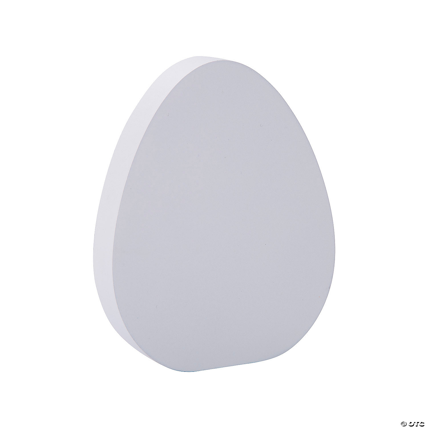 White Easter Egg-Shaped Tabletop Decoration | Oriental Trading