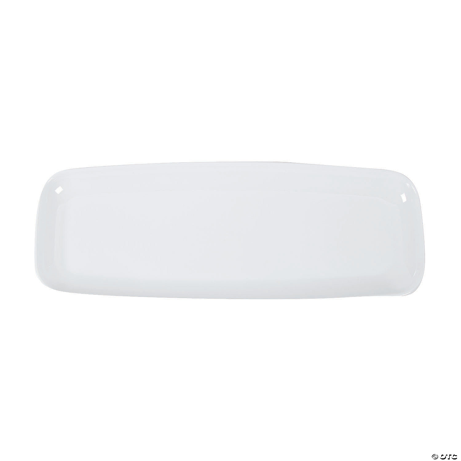 White Long Platters - 3 Pc. - Discontinued