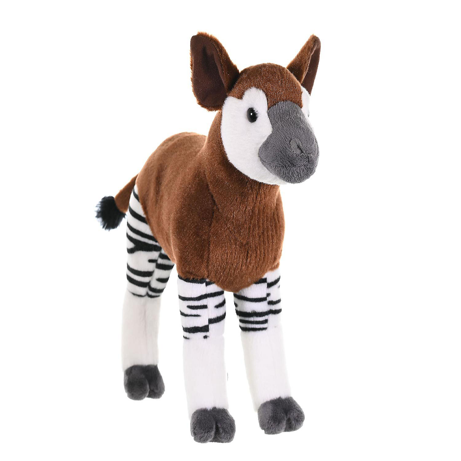 Wild Republic Cuddlekins Okapi Stuffed Animal, 12 Inches