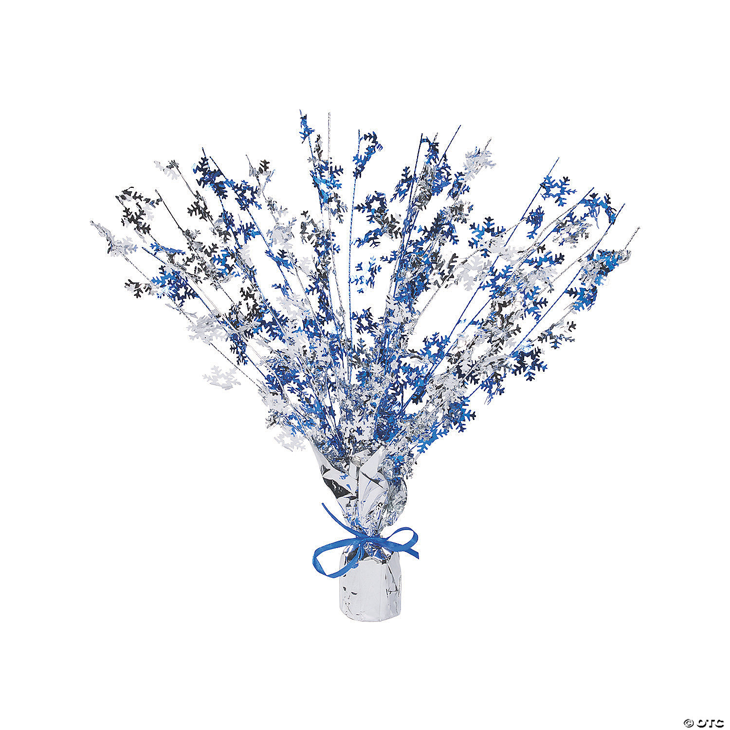 Winter Foil Burst Centerpiece